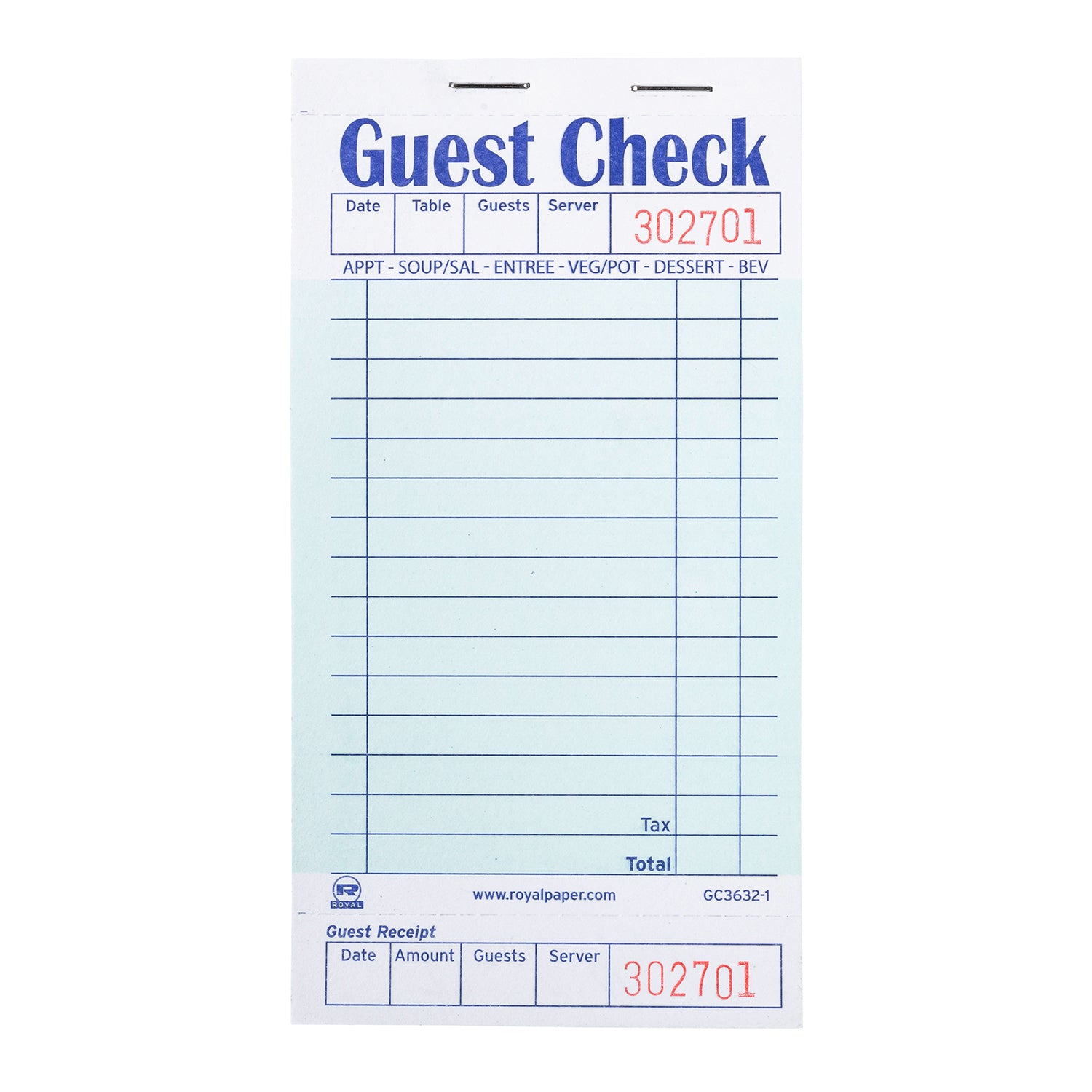 Guest Checks | Restaurant Guest Checks | Restaurant Order Pads – CiboWares