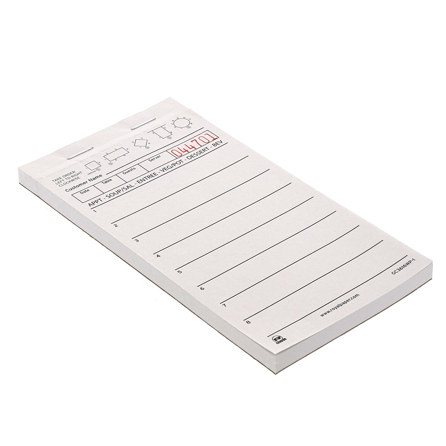 Guest Checks | Restaurant Guest Checks | Restaurant Order Pads – CiboWares