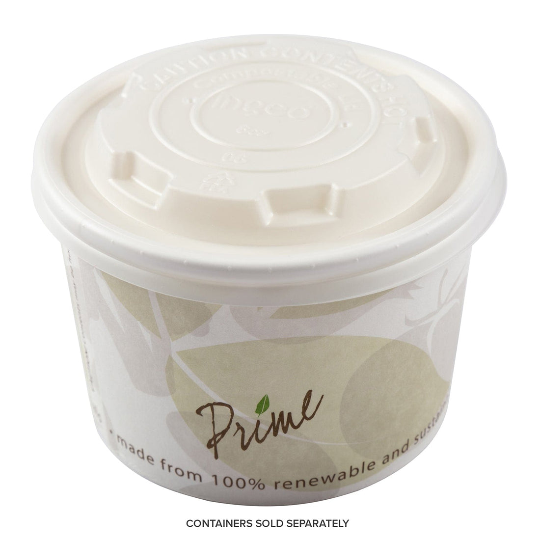 8 oz. Food Container Lids, Case of 1,000 – CiboWares